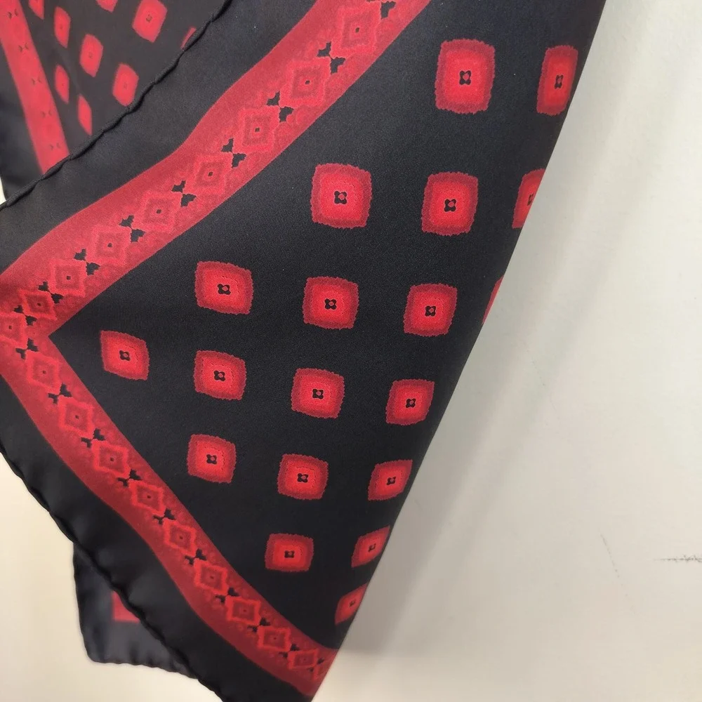 Ashear | Accessories | Vintage Ashear Silk Pocket Scarf Hand Rolled ...
